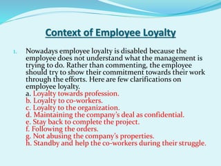 Loyalty | PPTX