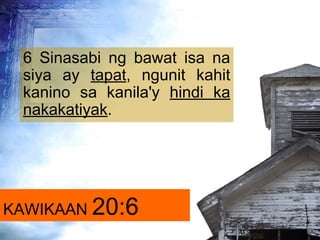 FORGOTTEN VIRTUES 3 - 7AM TAGALOG SERVICE - PTR. ALVIN GUTIERREZ | PPT ...