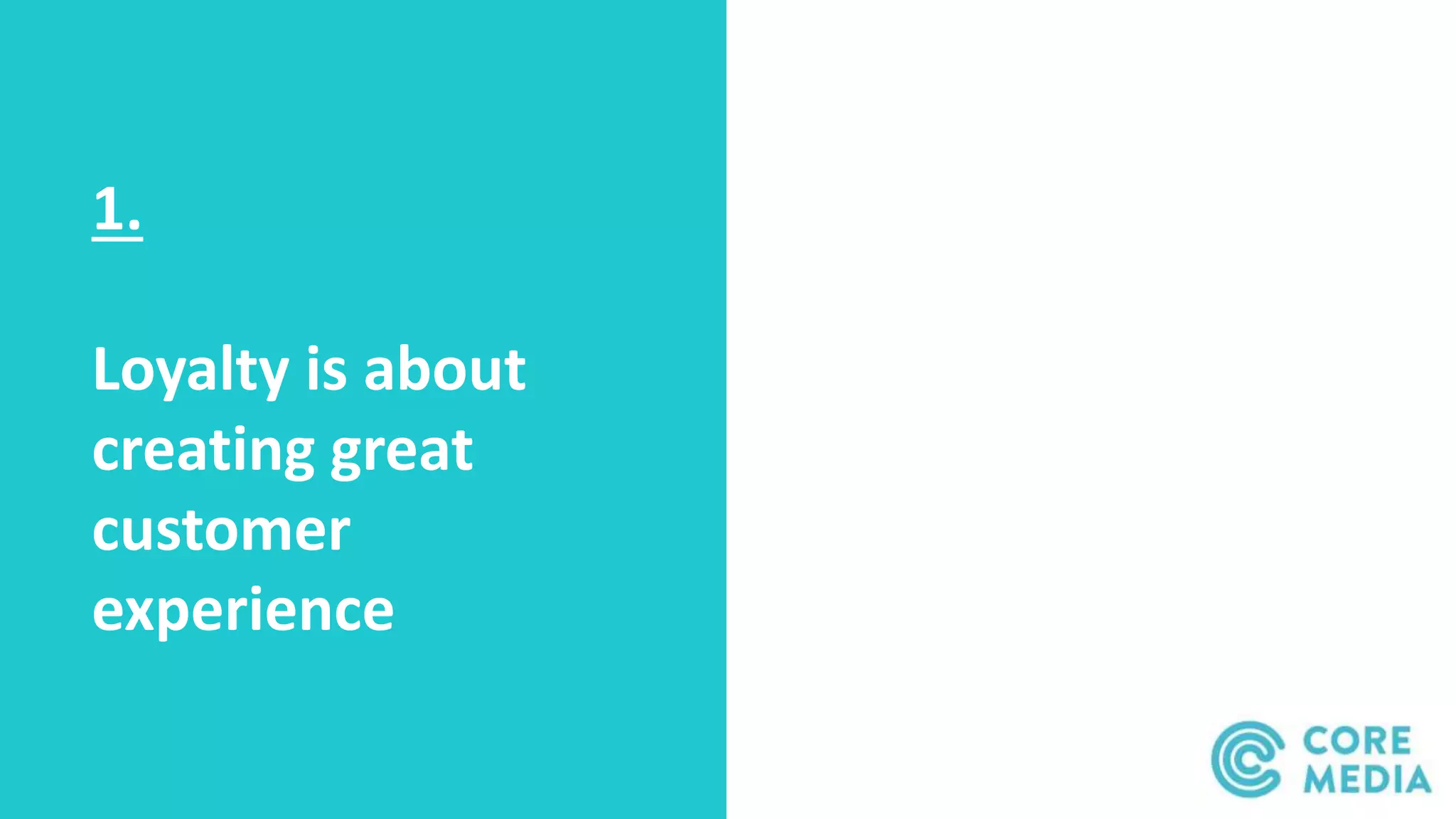 The value of loyalty schemes | PPTX