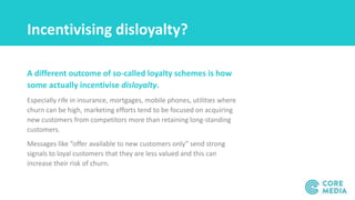 The value of loyalty schemes | PPTX