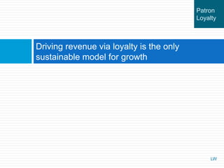 TRG Webinar: The Loyalty Business Model | PPTX