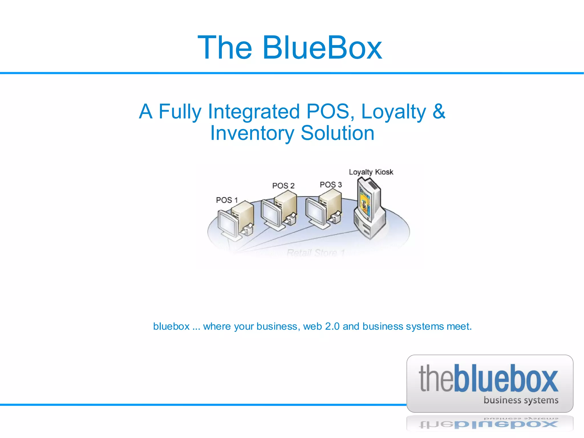 BlueBox Loyalty, POS and Inventory Integration | PPT | Computing ...