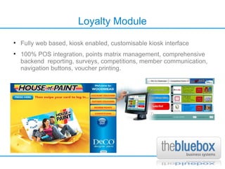 BlueBox Loyalty, POS and Inventory Integration | PPT | Computing | Technology & Computing