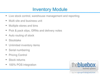 BlueBox Loyalty, POS and Inventory Integration | PPT | Computing ...