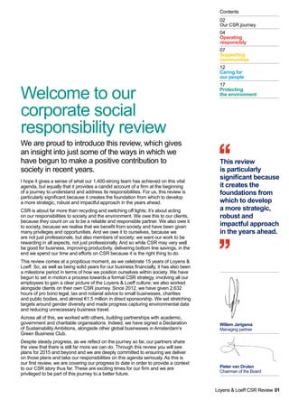 Corporate Social Responsibility Review - Loyens & Loeff | PDF