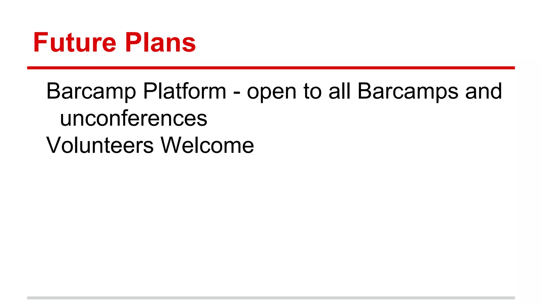 Technology behind Barcamp Bangalore | PPTX