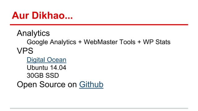 Technology behind Barcamp Bangalore | PPTX