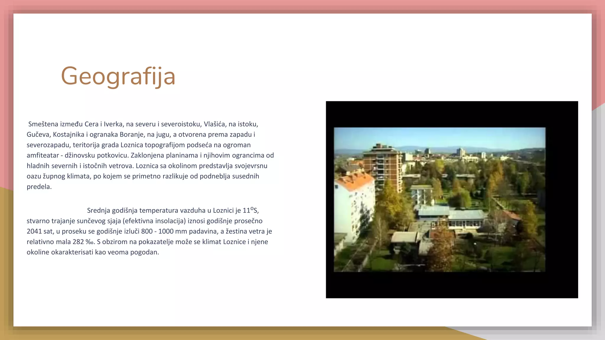 Loznica, grad koji volim | PPT