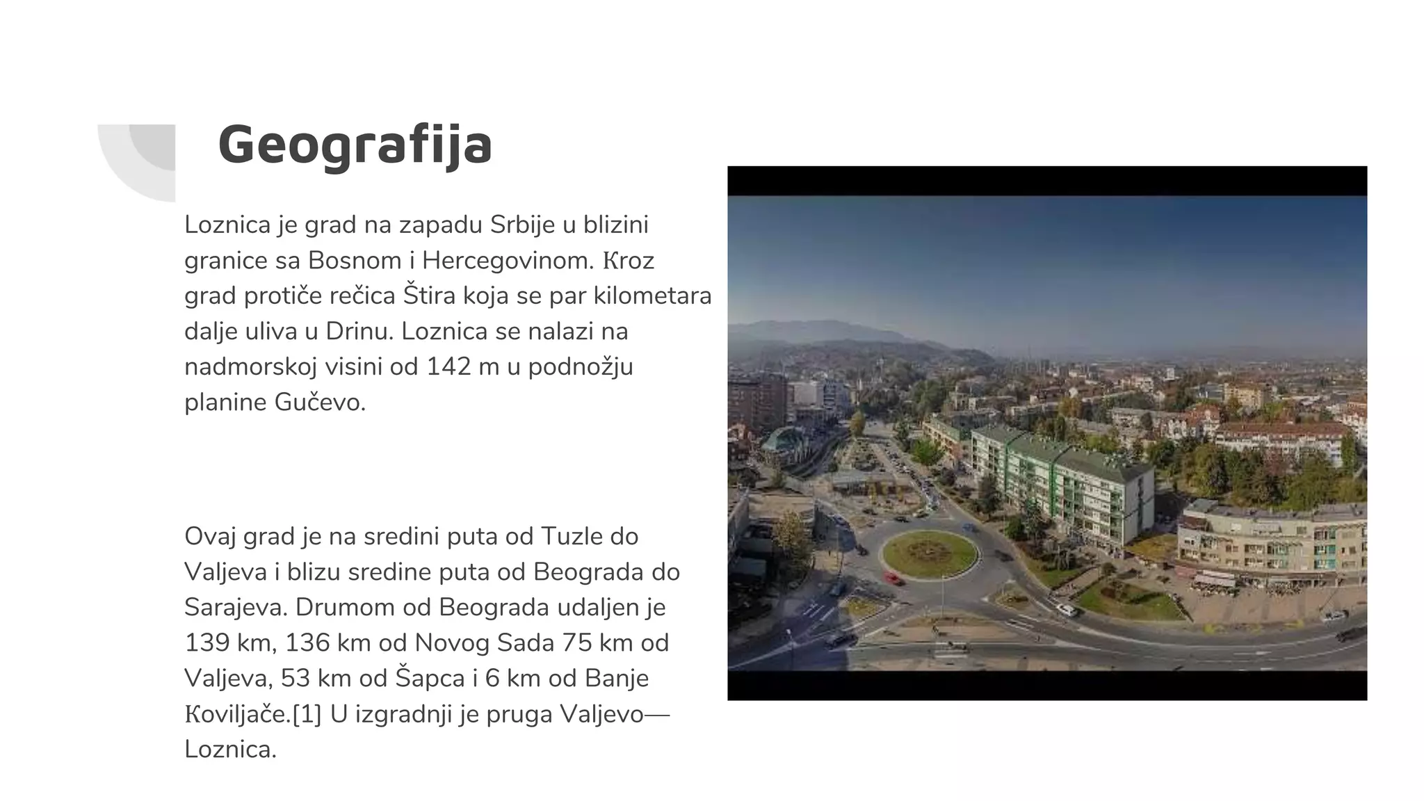 Loznica, grad koji volim | PPTX