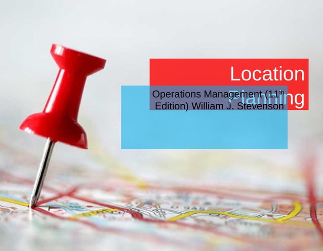Location Planning and Analysis | PPT