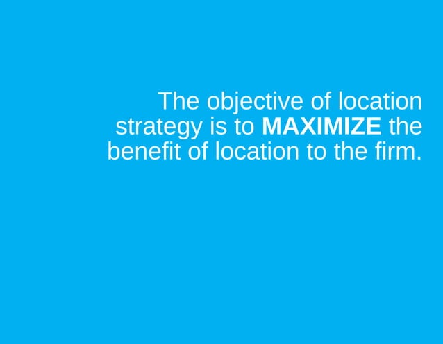 Location Planning and Analysis | PPT