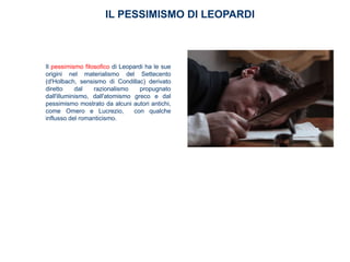 Leopardi e il suo pessimismo cosmico | PPTX