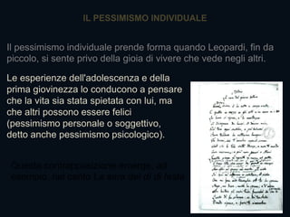 Leopardi e il suo pessimismo cosmico | PPTX