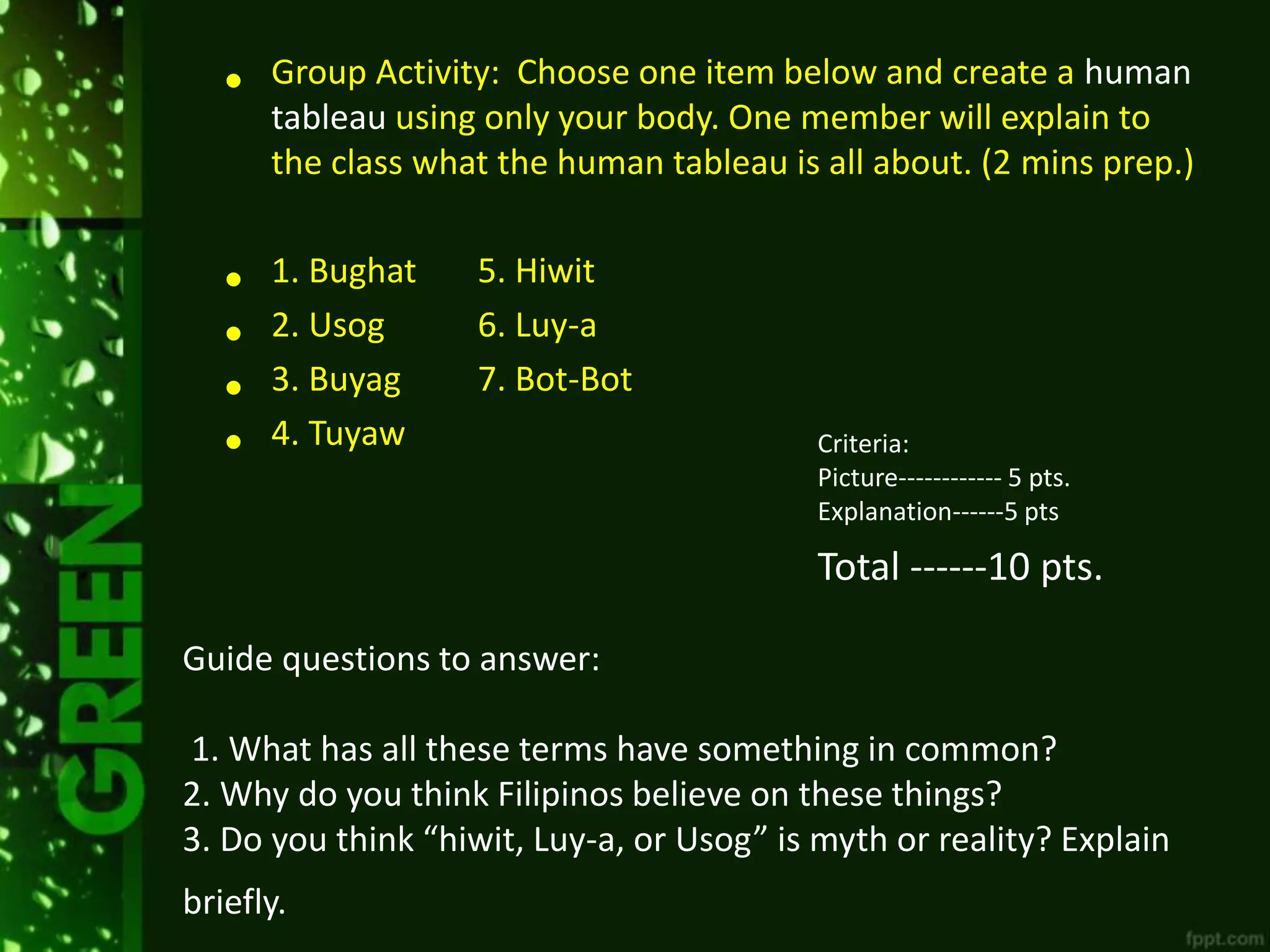 UCSP-Health Institution Lesson Plan | PPTX