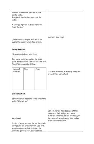 Lesson Plan in Science | DOCX