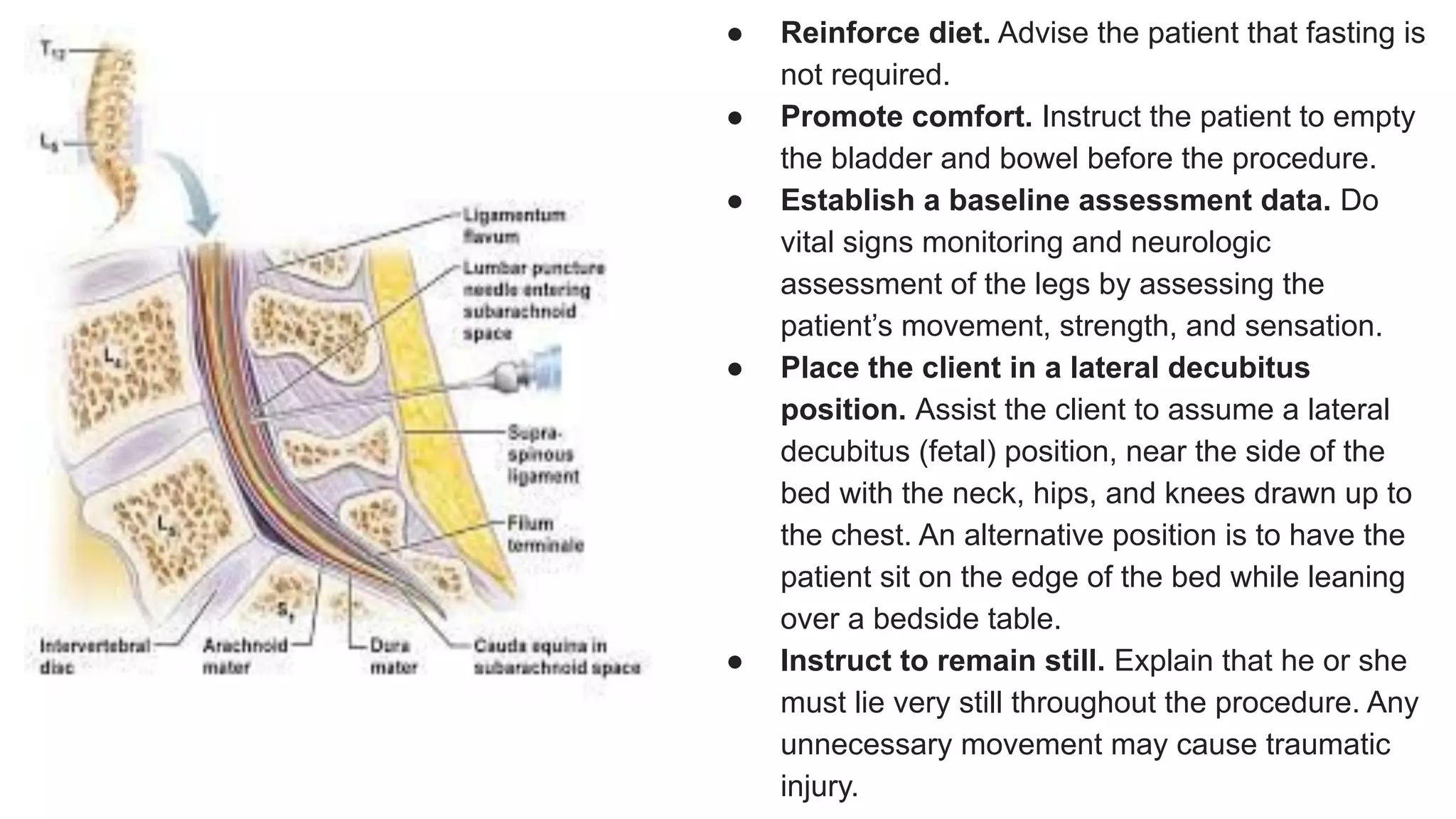 Lumber Puncture | PDF