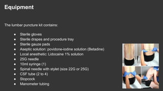 Lumber Puncture | PPT