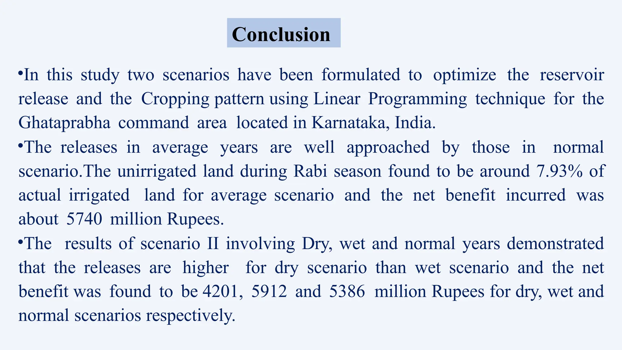 linear programming for reservoir operation | PPT