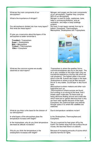 Detailed Lesson Plan - Earth's Atmosphere | DOCX