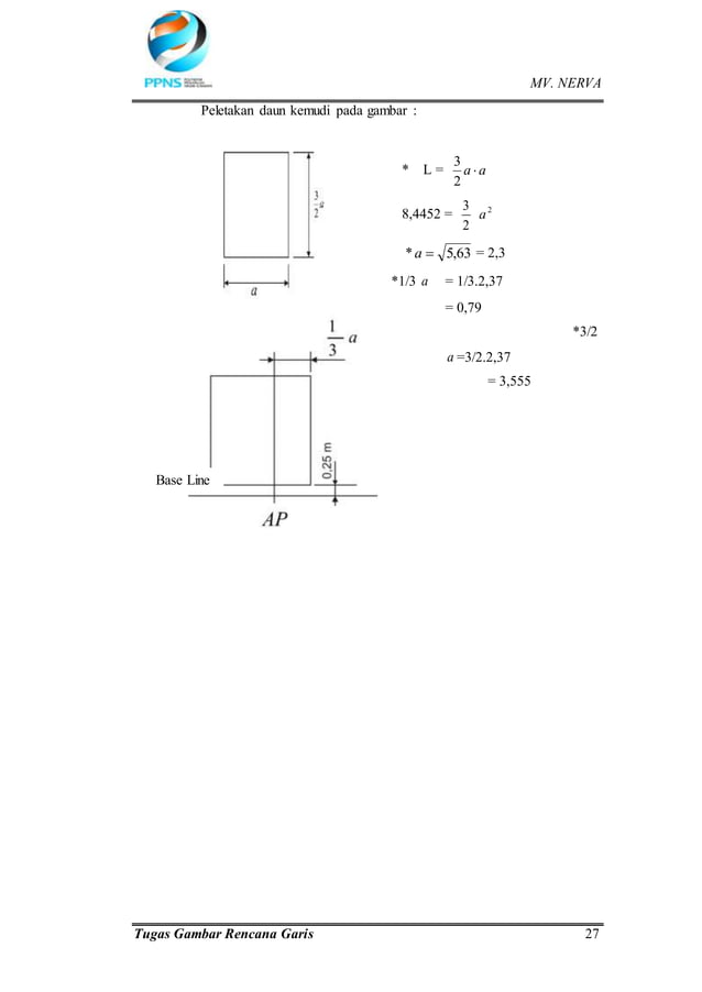 Lines plan cargo 0,72 cb | DOCX