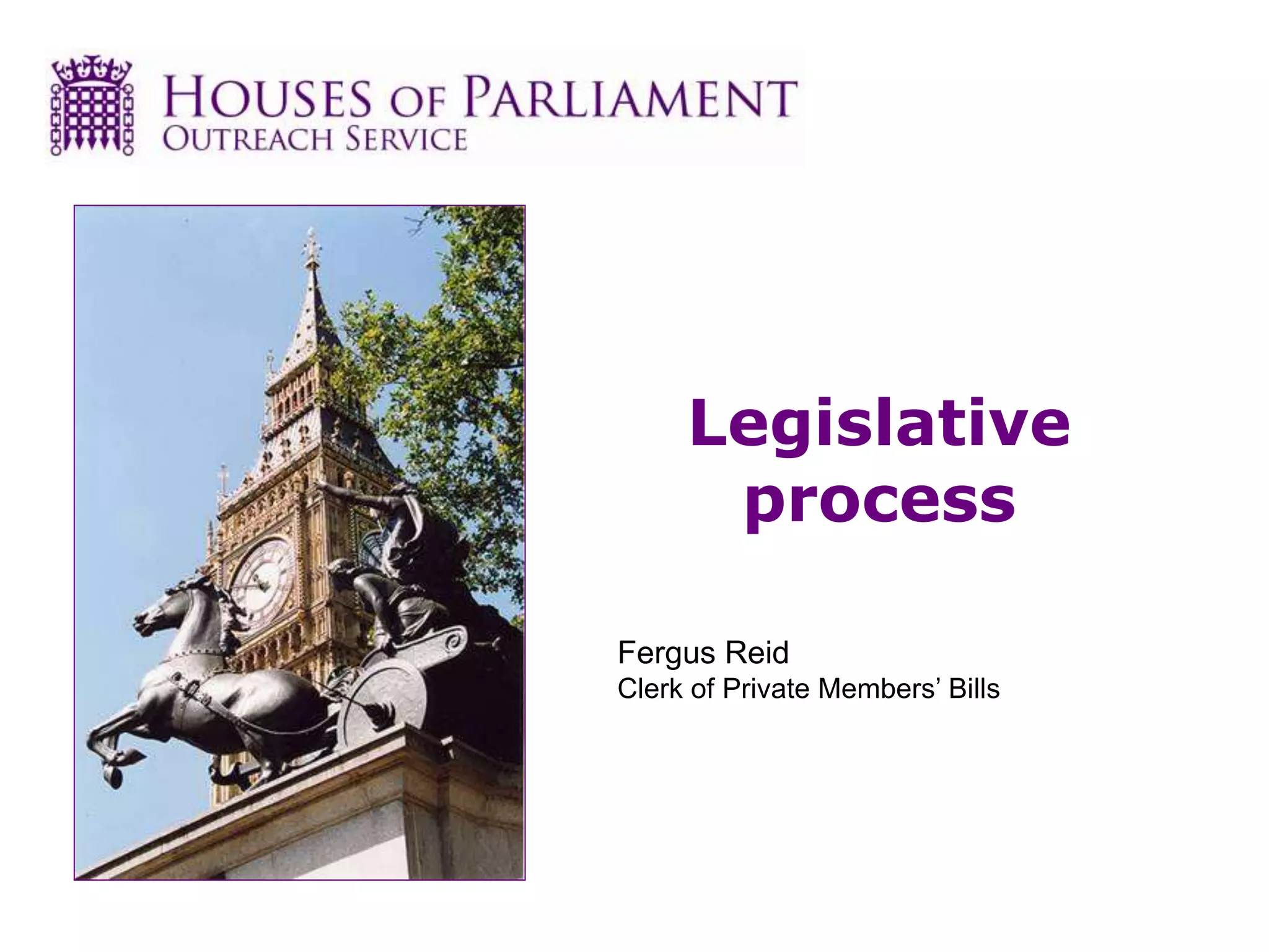 House of Commons Primary Legislation procedure | PPTX