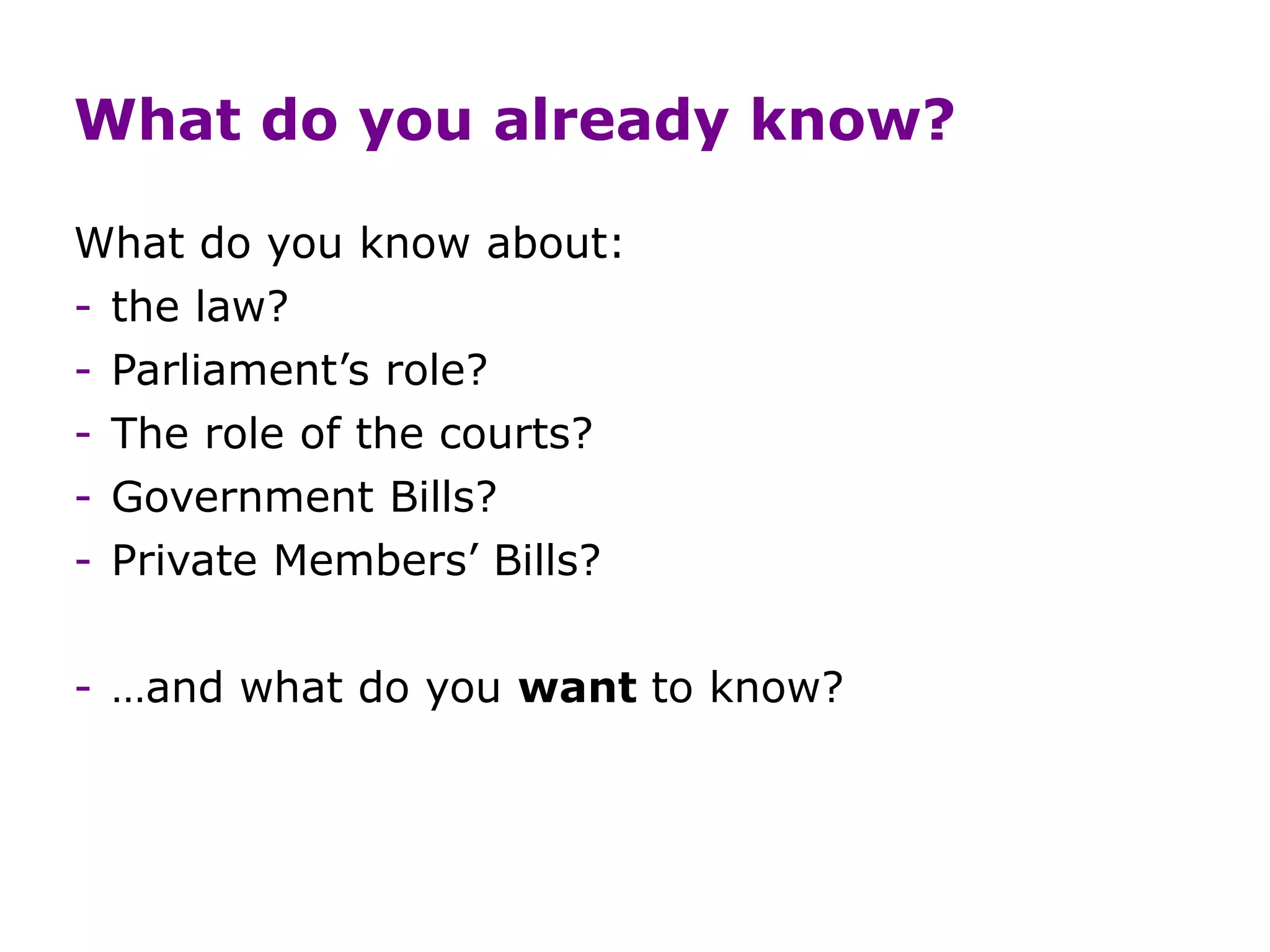 House of Commons Primary Legislation procedure | PPTX