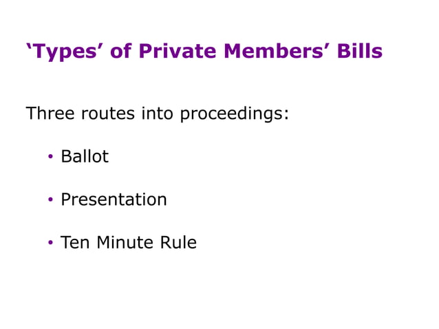 House of Commons Primary Legislation procedure | PPT