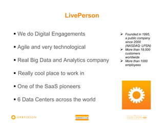 Liveperson DLD 2015 | PPT | Free Download