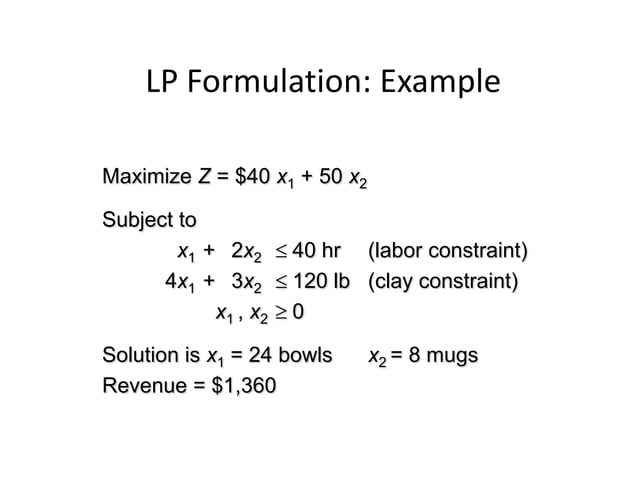 Duality In Linear Programming Pptx Computing Technology And Computing