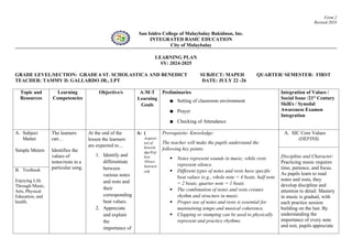 LP - MAPEH 6 FOR REFERENCE AND GUIDE.docx