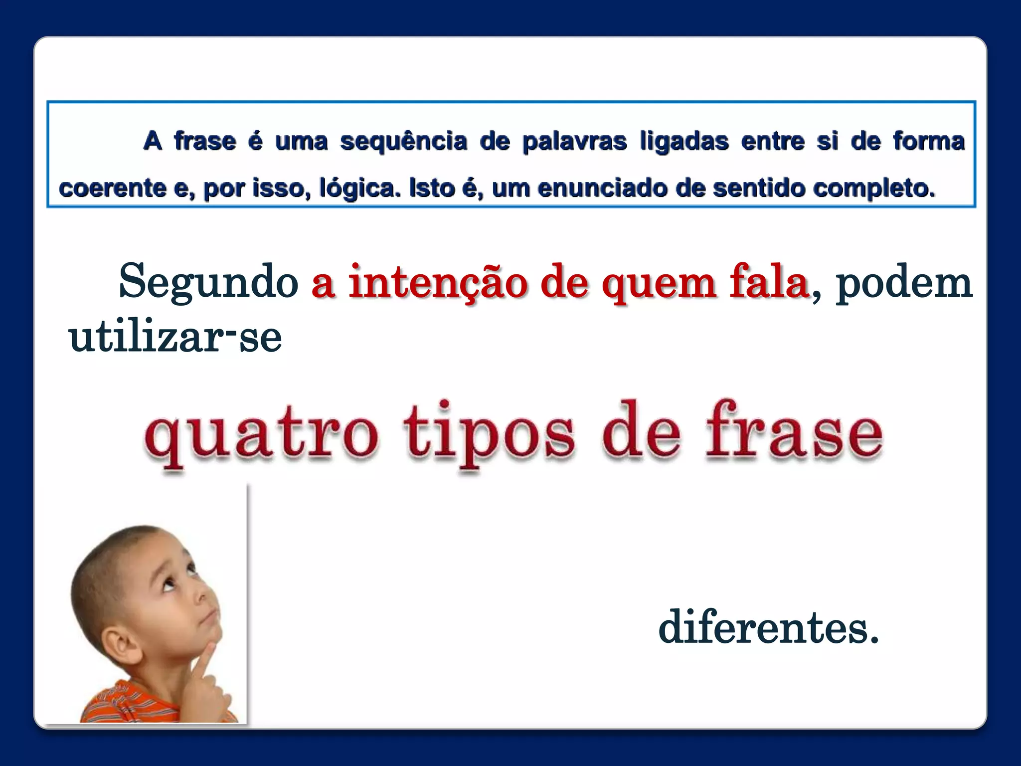Tipos e Formas de Frase | PPT | Download Gratuito