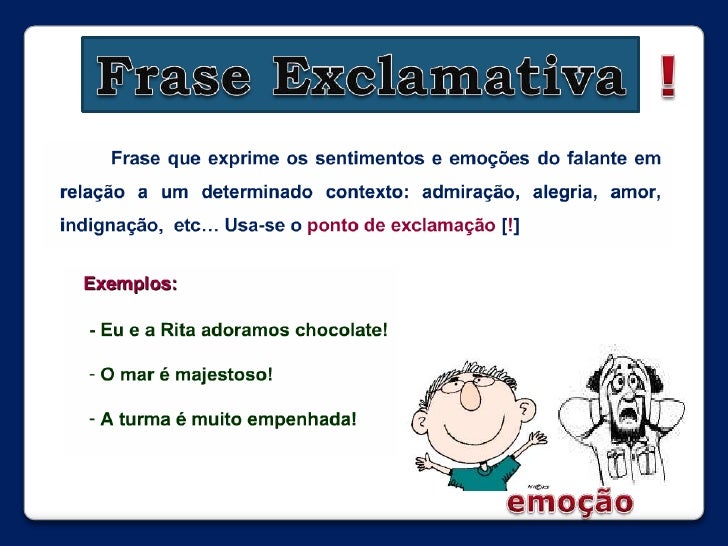 Tipos e Formas de Frase