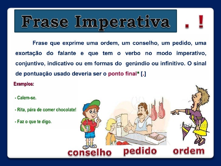 Tipos e Formas de Frase