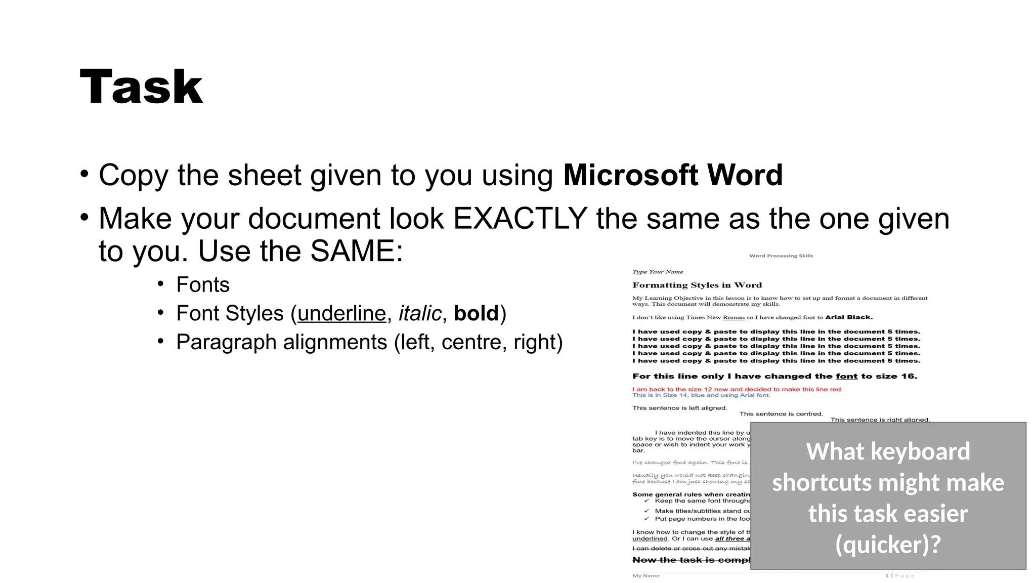 word format formal tutoral useful sdfsdf sdf | PPTX
