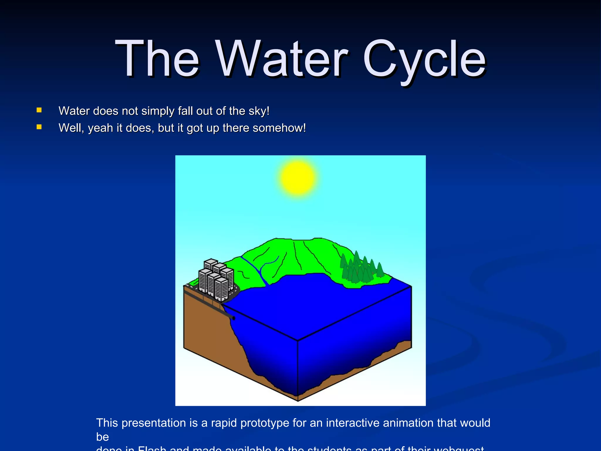 Water, Water Everywhere, Nor Any Drop To Drink | PPT