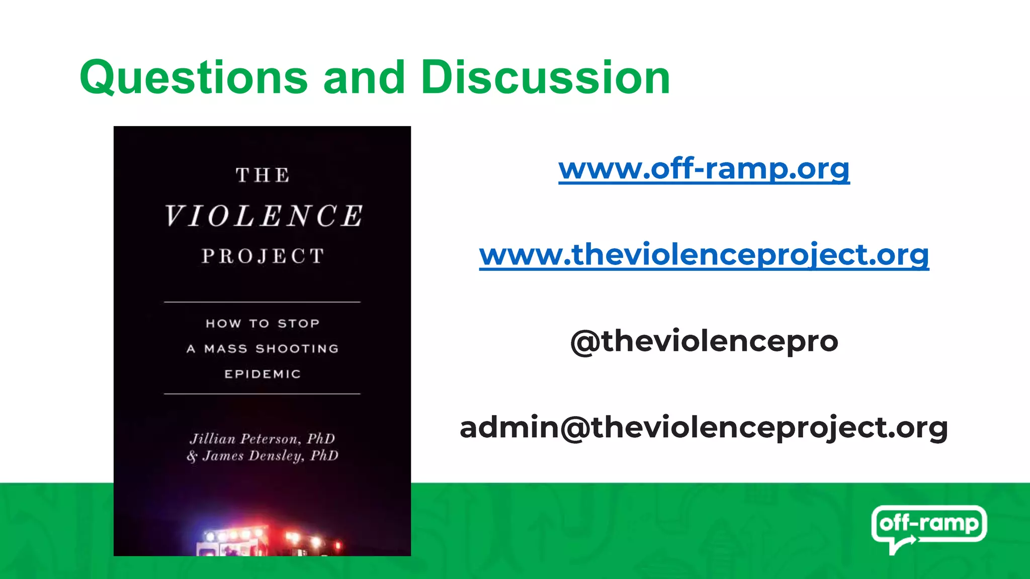 The Violence Project: How to stop a mass shooting epidemic | PPTX