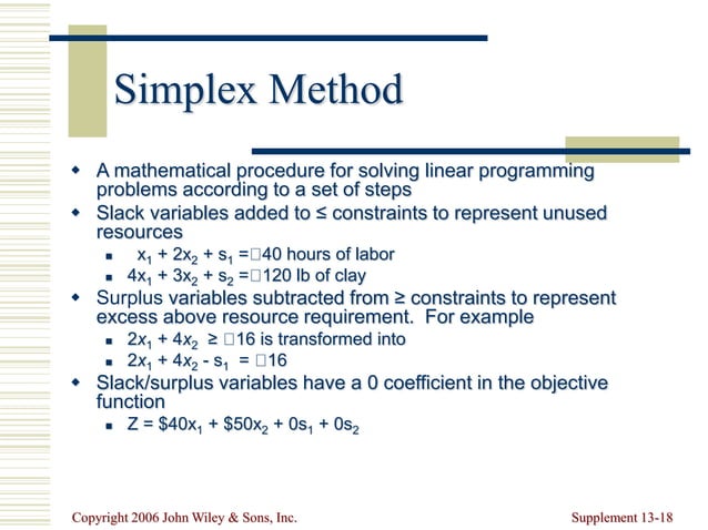 Linear Programming Free Power Point Slide Presentationppt