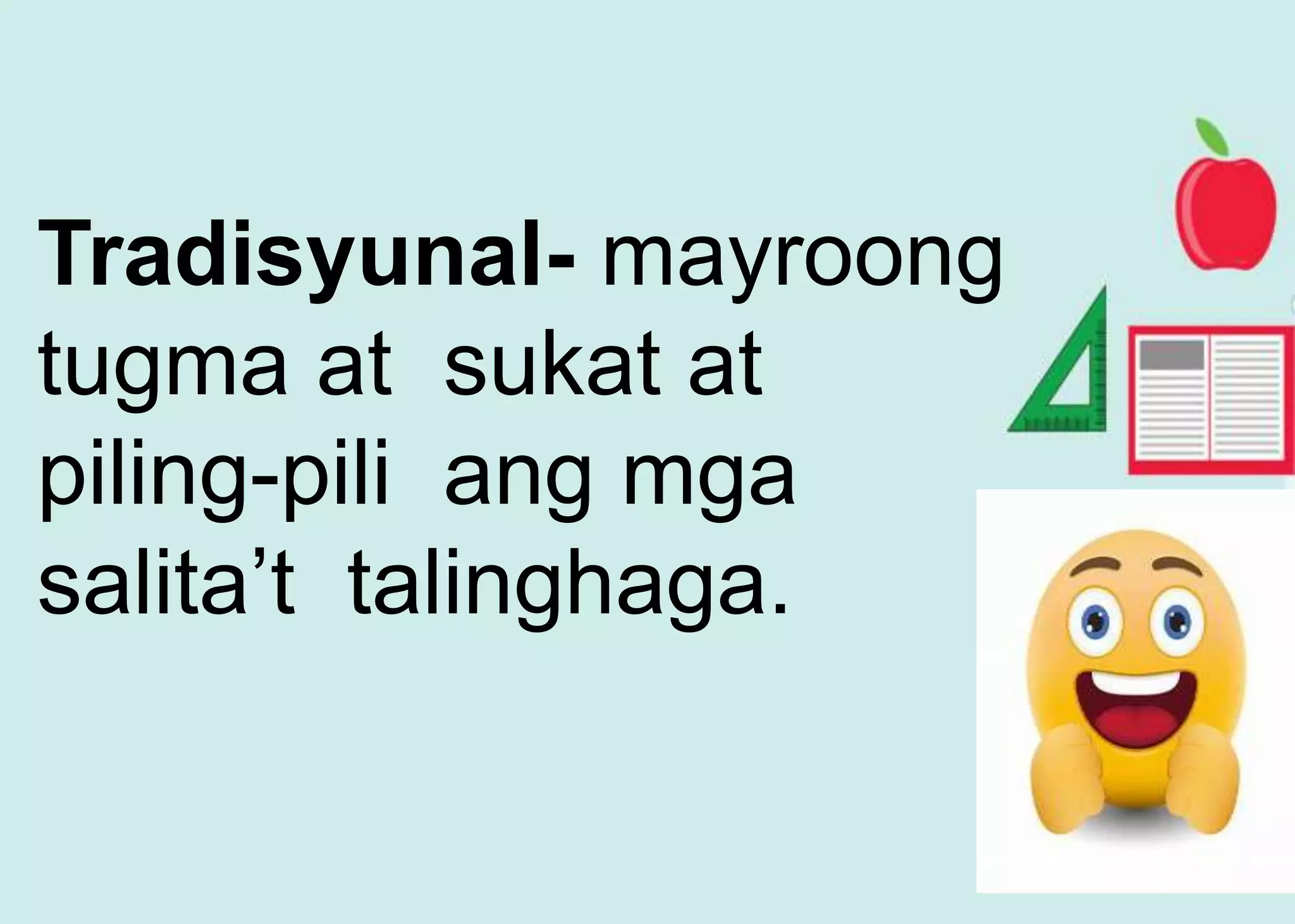 Tula at Uri Nito | PPTX