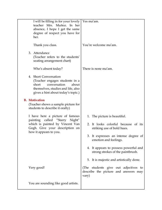 Detailed Lesson Plan (Creative Nonfiction) Poetry | DOCX