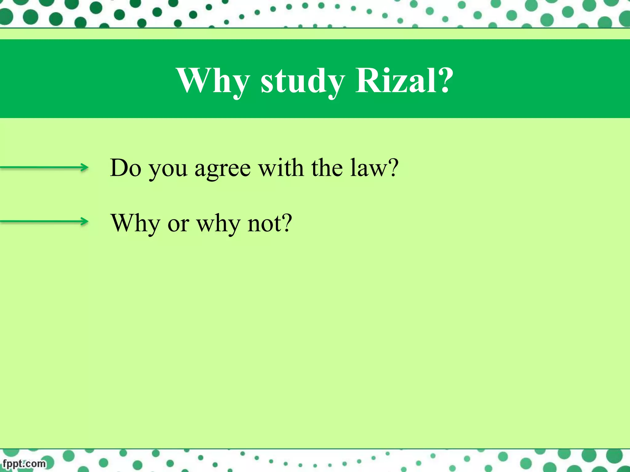 UNIT 1: THE STUDY OF THE RIZAL COURSE | PPT