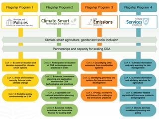 Breeding foresight workshop: Presentation by CCAFS Flagship 1 | PPT