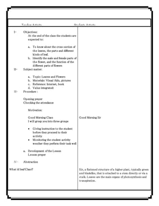 DETAILED LESSON PLAN IN CROP SCIENCE | DOCX