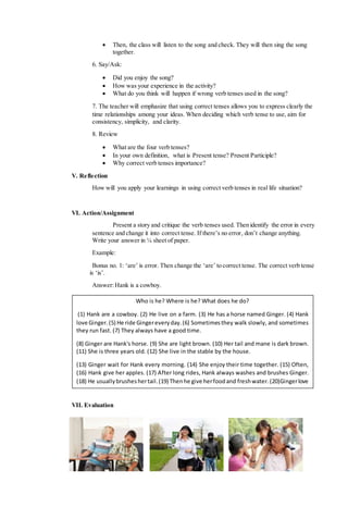 Simple Present Tense IPP-Lesson PLan | DOCX