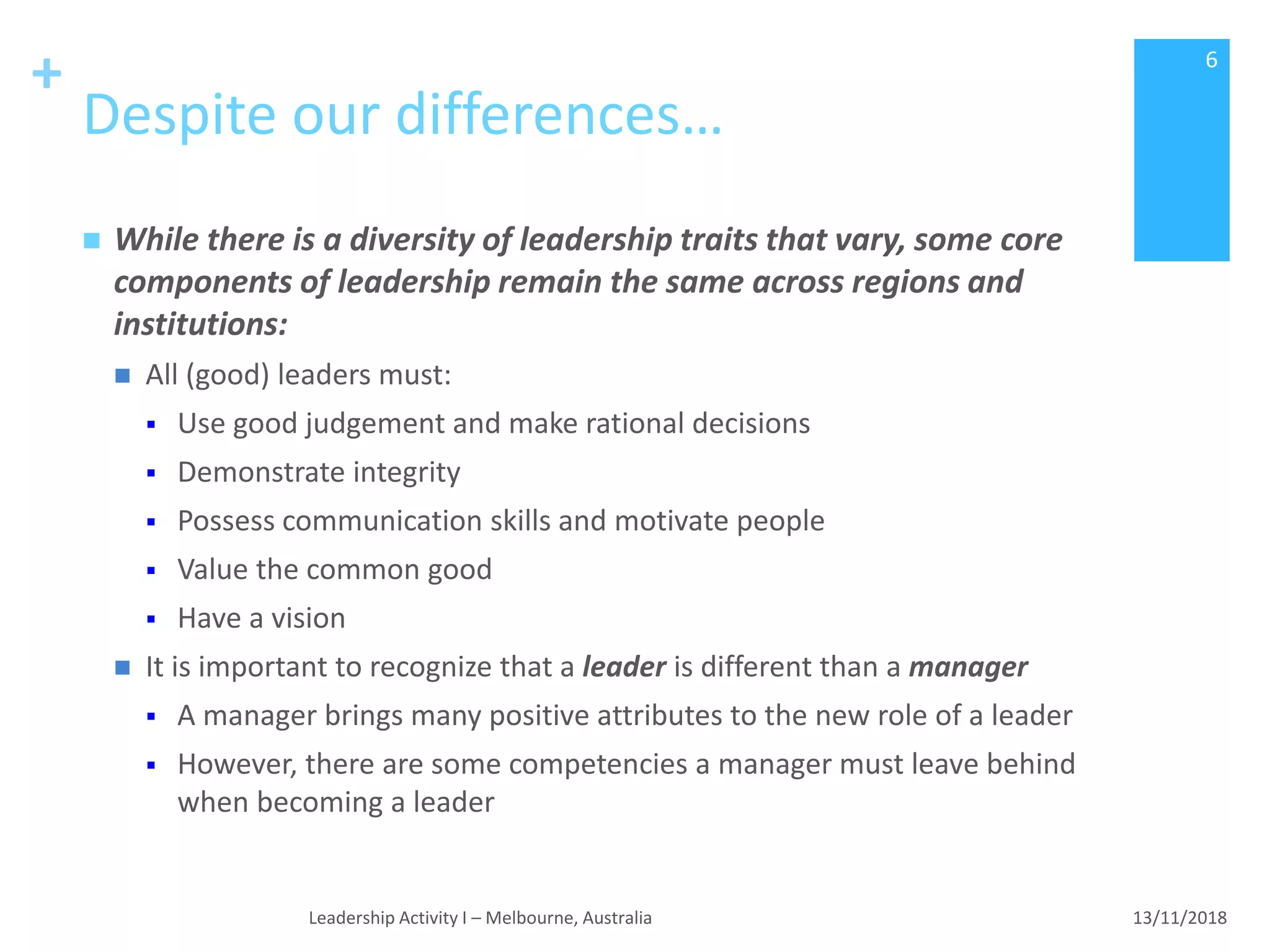 Leadership Activity I | PPTX