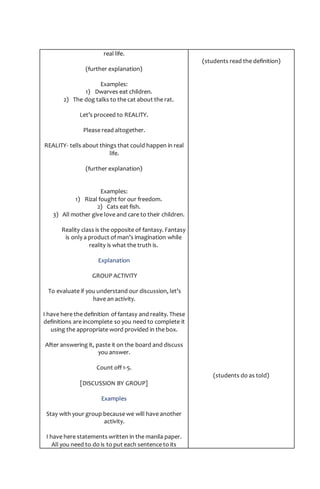 Lesson Plan In English #MichellCorpuz | DOCX