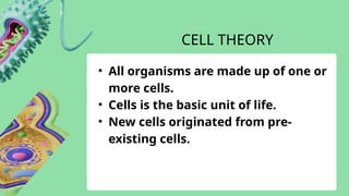 Cell and cell theory - 8th standard biology | PPTX