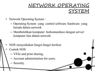 network operating system | PPTX