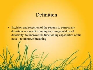 nursing care of Septoplasty | PPT