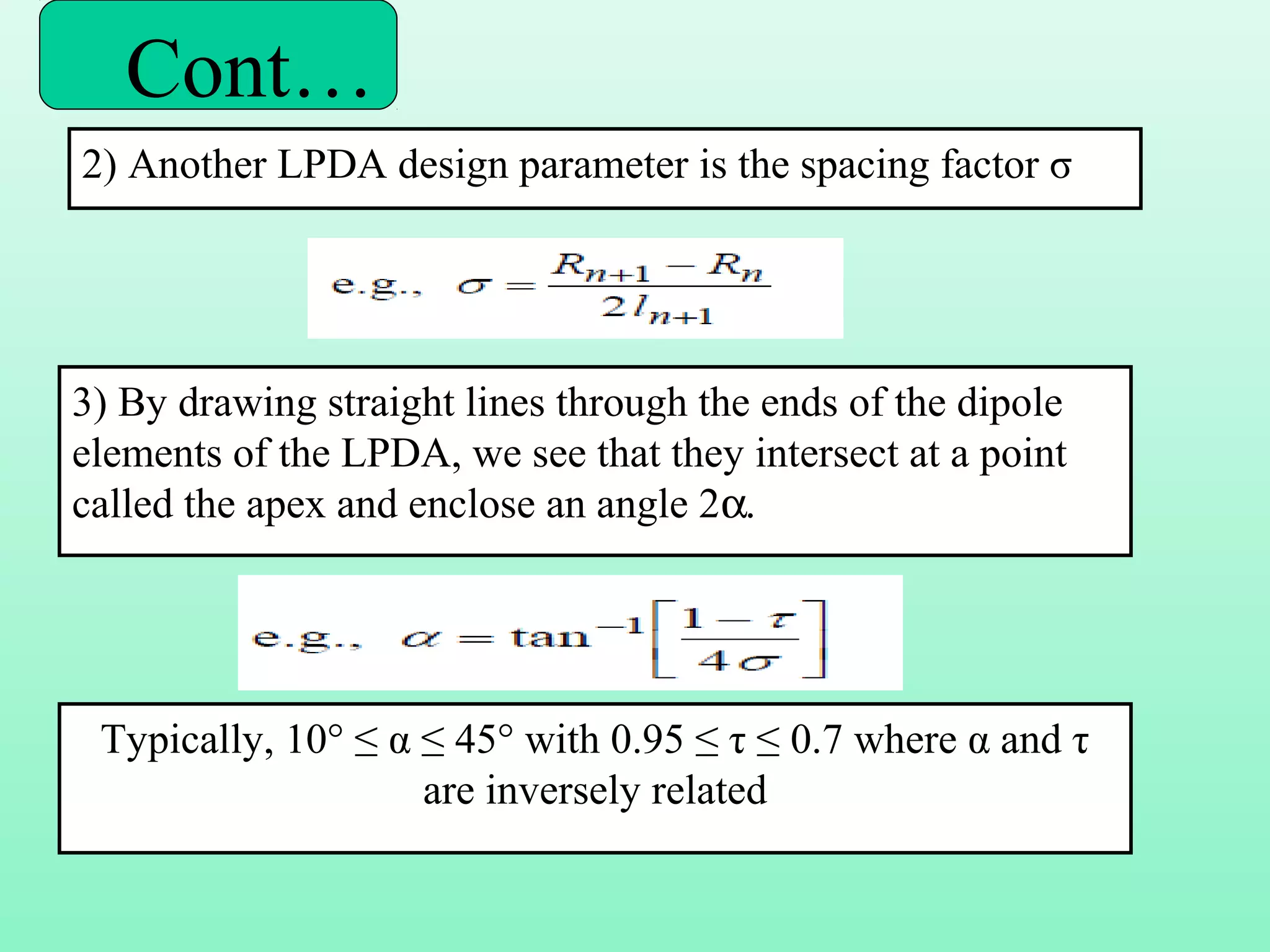 log periodic antenna | PPT