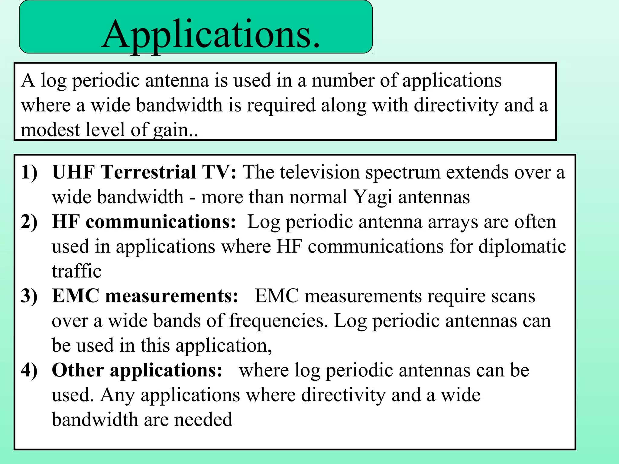 log periodic antenna | PPT
